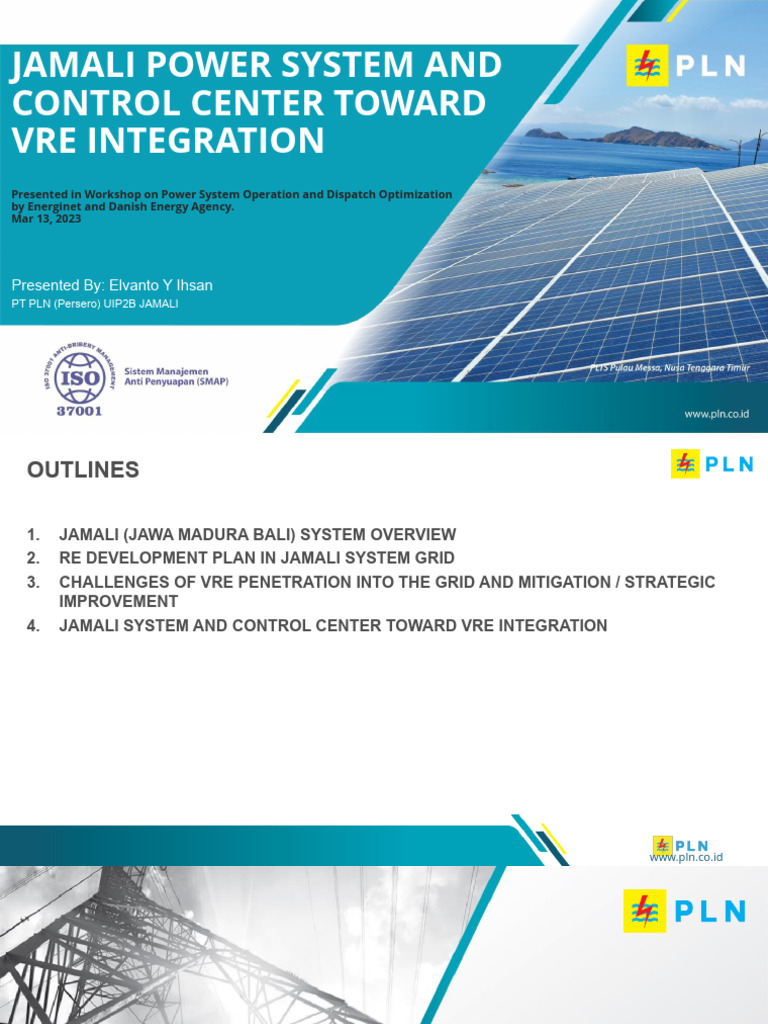 Jamali Power System VRE Integration | PDF | Electrical Grid | Energy ...