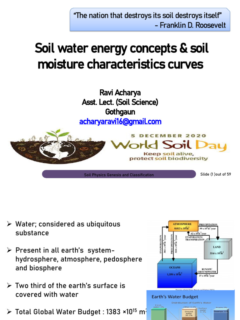 Soil Complete Note | Download Free PDF | Soil | Porosity
