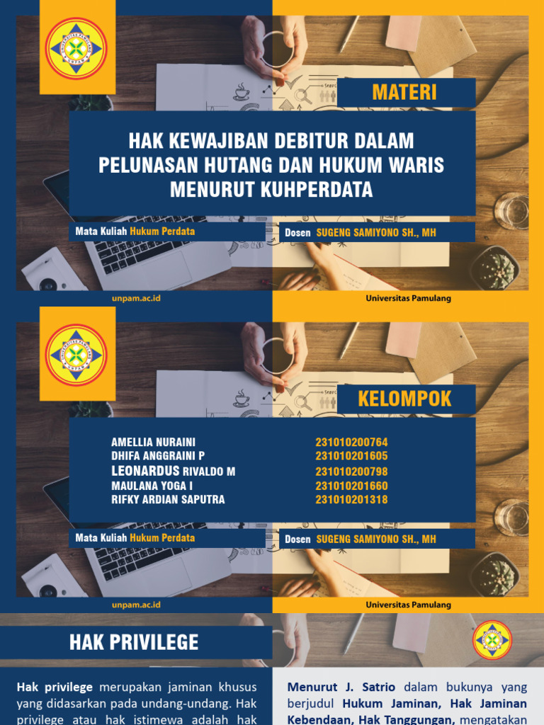 Hak dan Kewajiban Debitur dalam Waris | PDF | Hukum