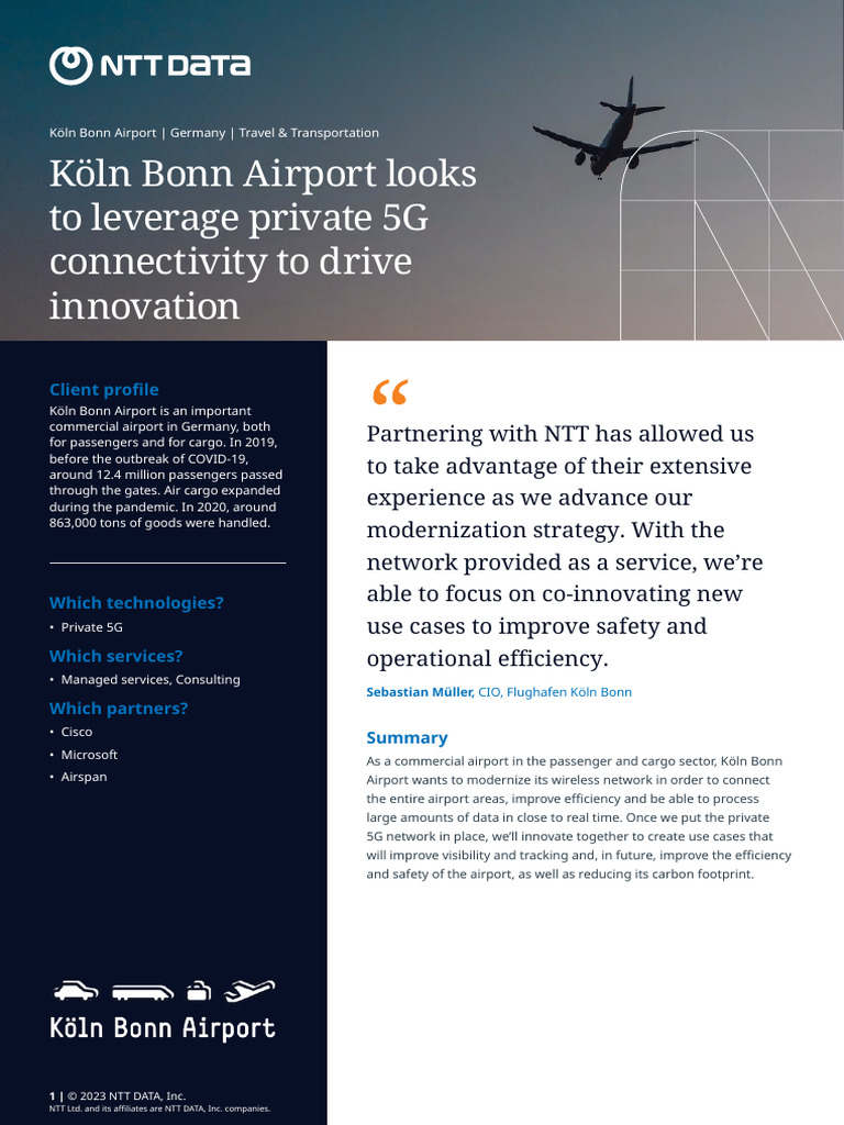 Koln Bonn Airport Case Study EN | PDF | Airport | Computer Network