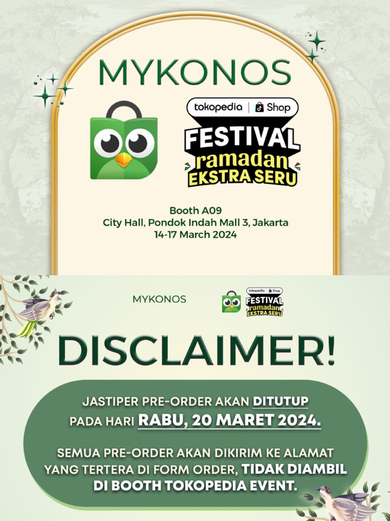 MYKONOS X TOKOPEDIA PRICELIST - Organized | PDF