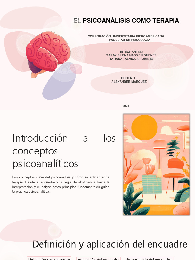 Actividad 3 - El psicoanálisis como terapia. | PDF | Psicoanálisis | Mente inconsciente