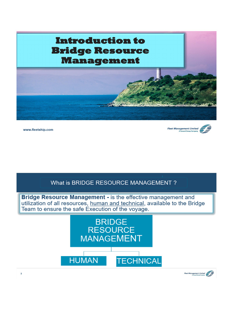Introduction To Bridge Resource Management | PDF | Audit | Anchor