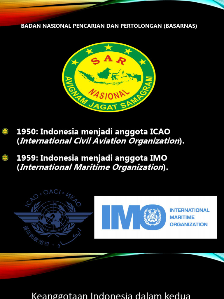 Peran BASARNAS dalam Pencarian dan Pertolongan | PDF