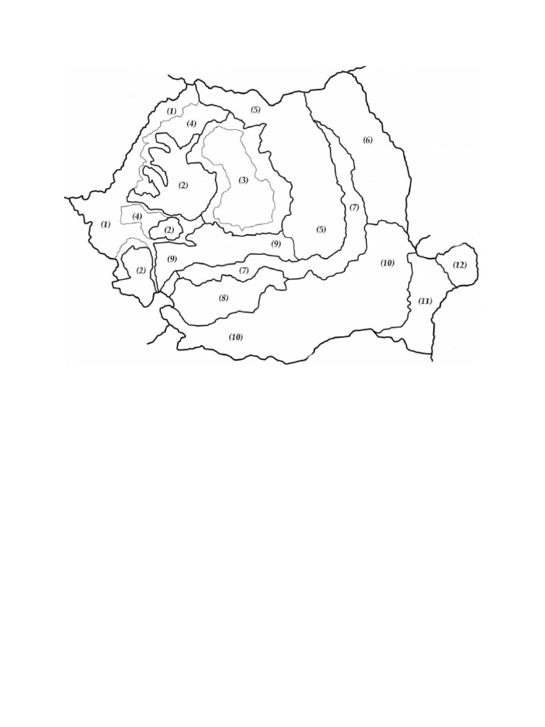 harta romaniei | PDF