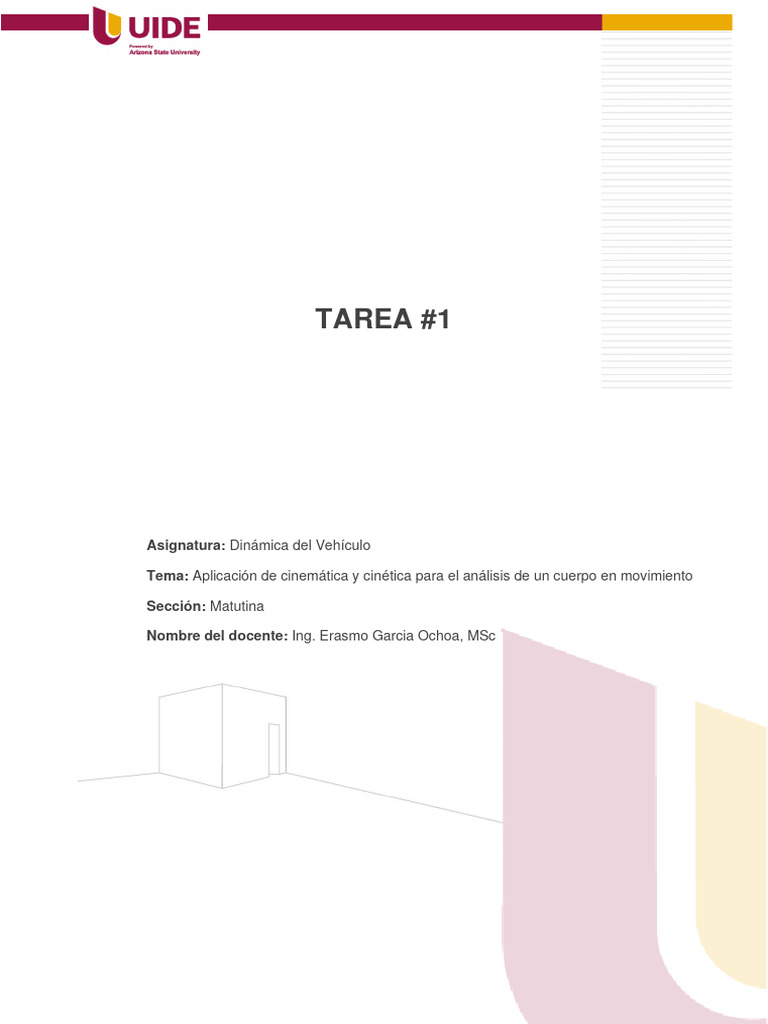 Tarea N°1 | Descargar gratis PDF | Velocidad | Aceleración