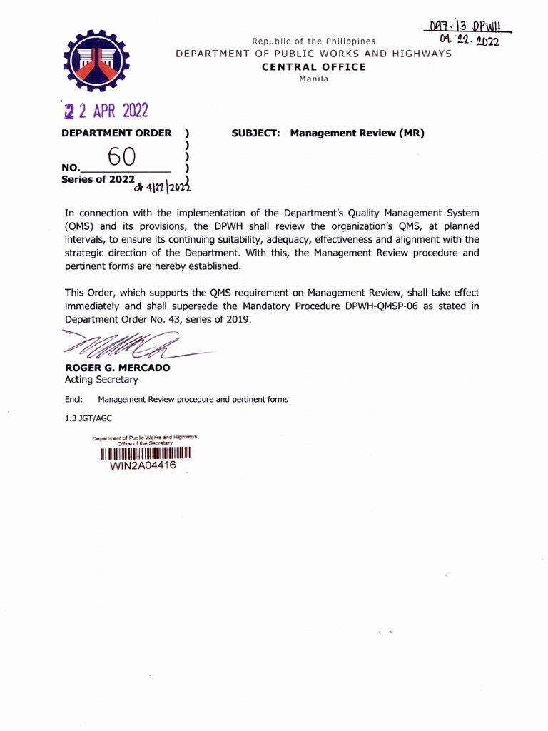 DO_060_s2022 | Download Free PDF | Quality Management System | Audit