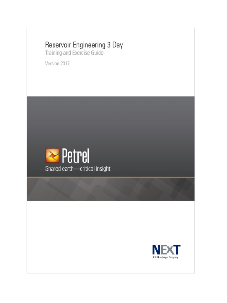 Petrel Manual by Next Schlumberger Z Lib Org Output | PDF | Simulation | Petroleum Reservoir