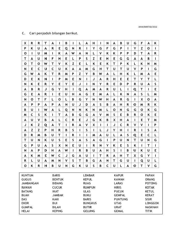 Teka Silang Kata | PDF