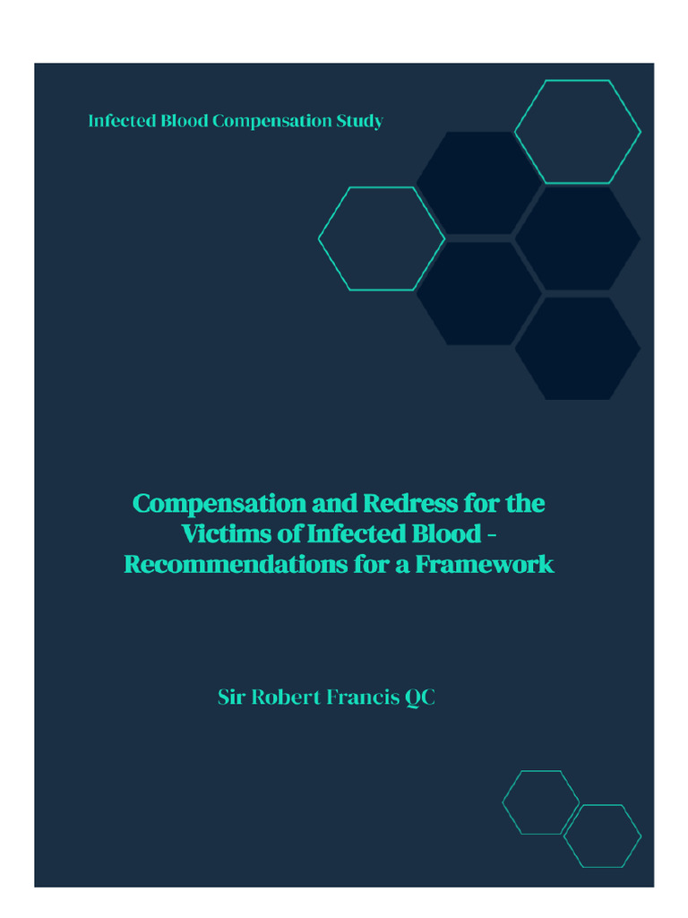 Compensation and Redress For The Victims of Infected Blood ...