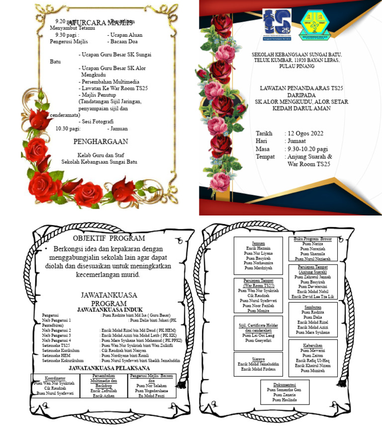 Buku Program Lawatan Penanda Aras | PDF