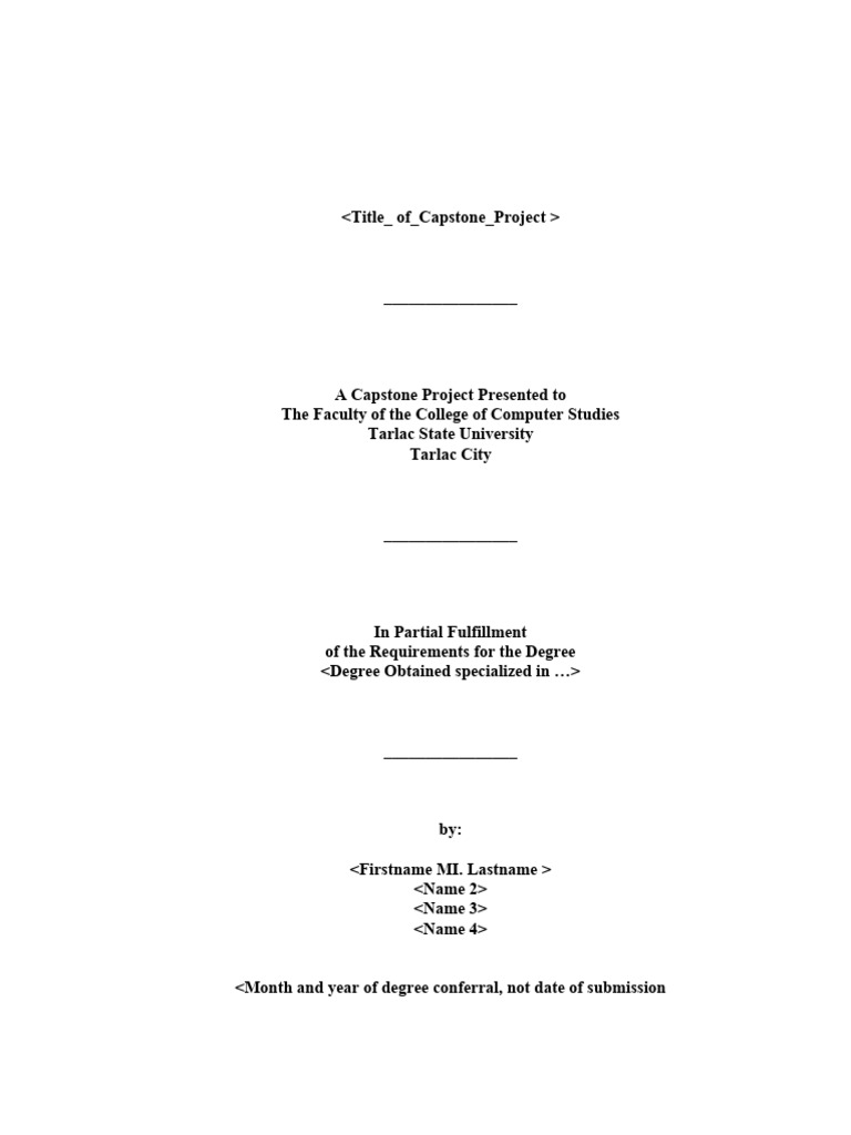 Capstone Project 1-Template-v2024 | PDF Capstone Project 1-Template-v2024 | PDF
