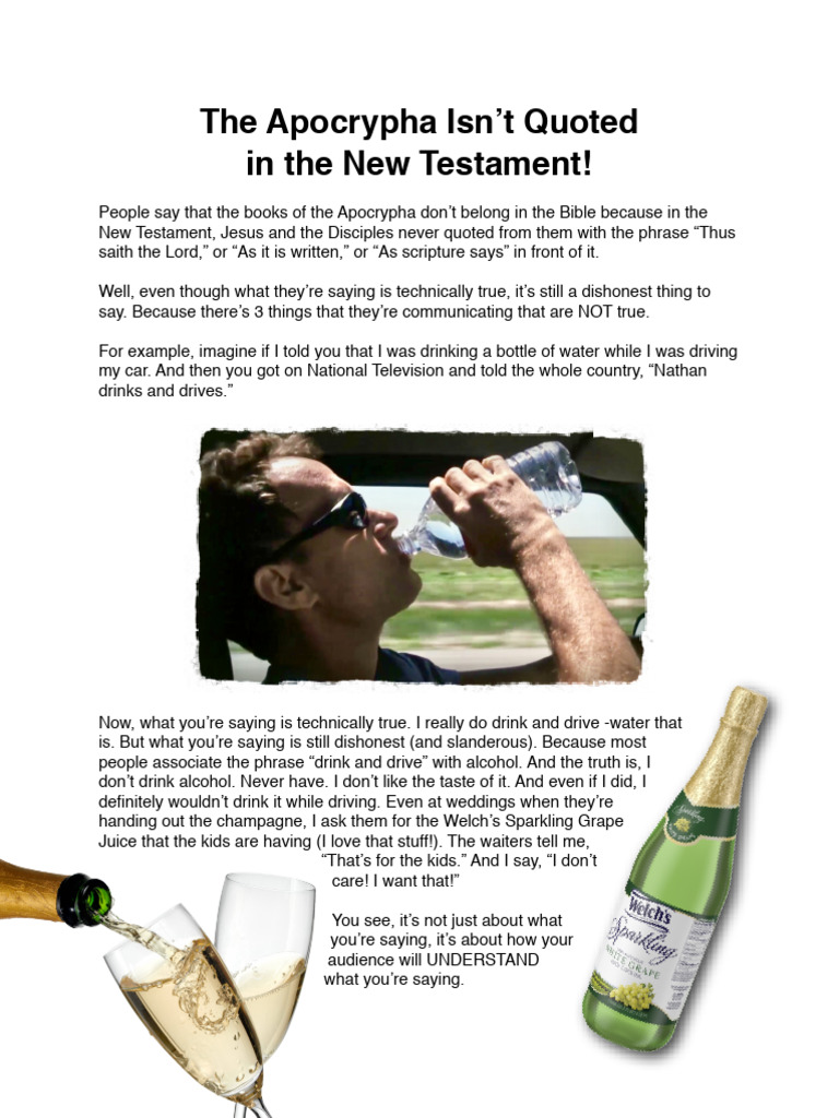 Apocrypha References in the New Testament | PDF | Apocrypha | Maccabees