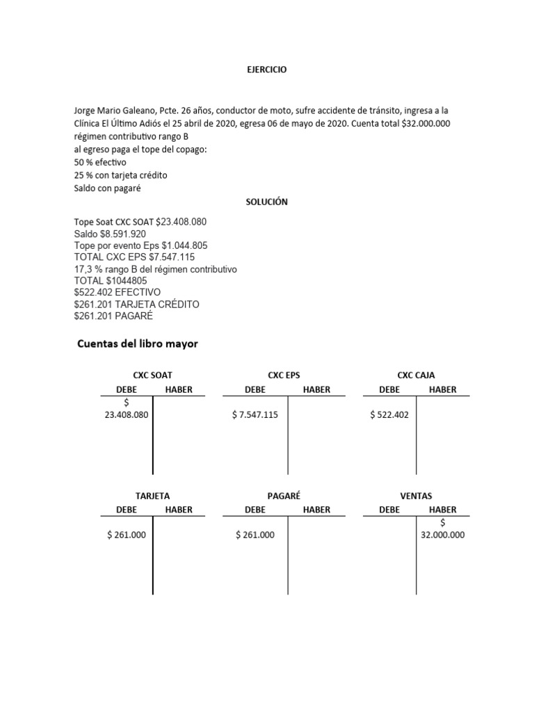 EJERCICIO | PDF | Servicios financieros