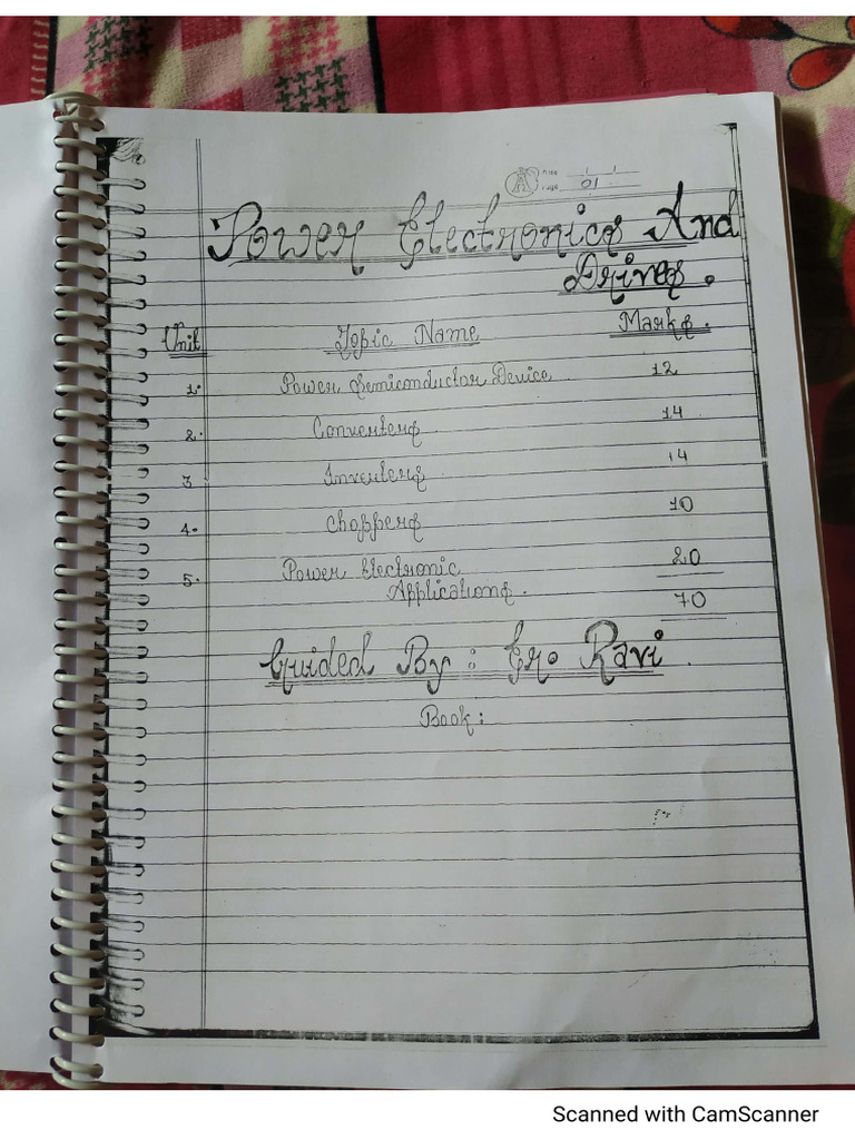 Power Electronics Notes | PDF