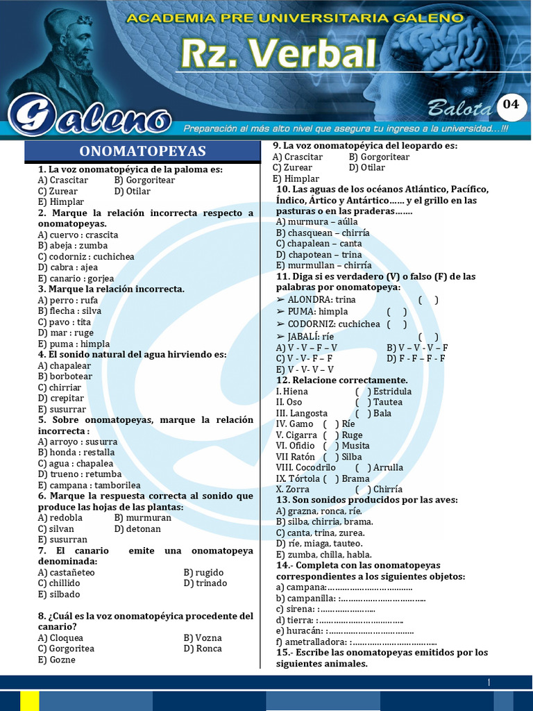 Onomatopeya Gu A de Apoyo | PDF | Animales domesticados | Zoología