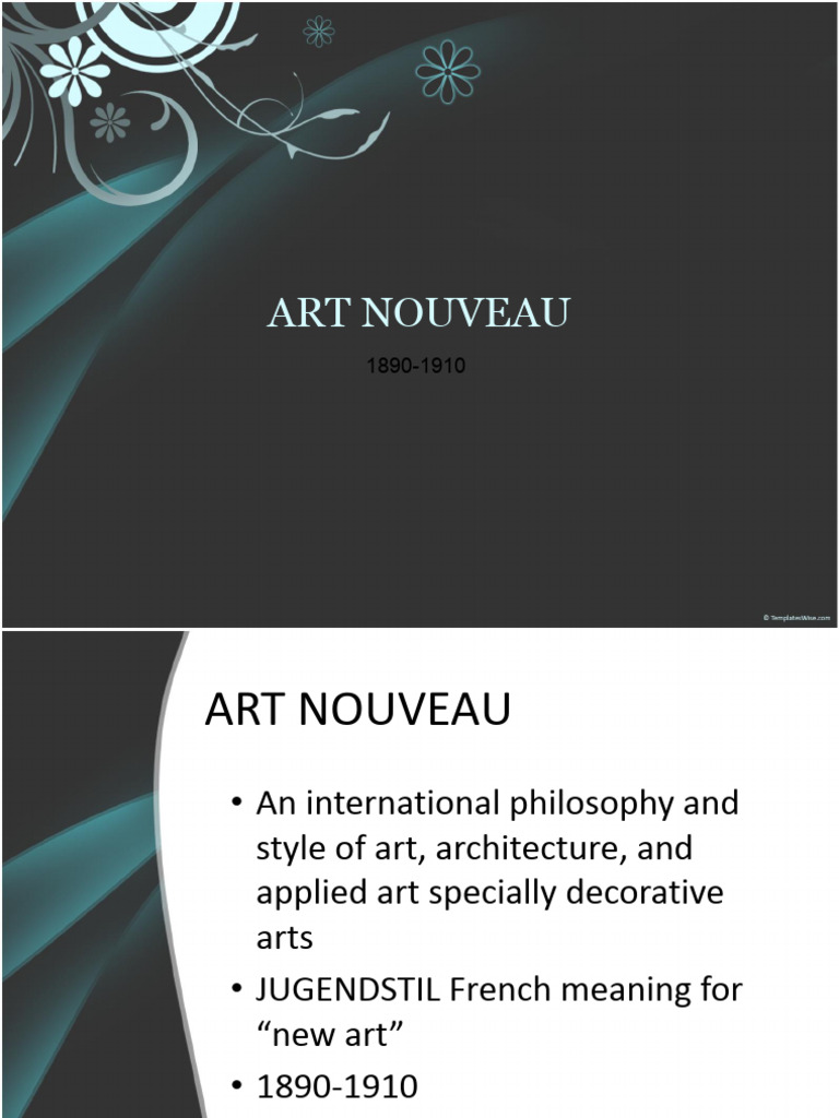 2 Art Nouveau (1890-1910) | PDF | Art Nouveau | Architectural Design
