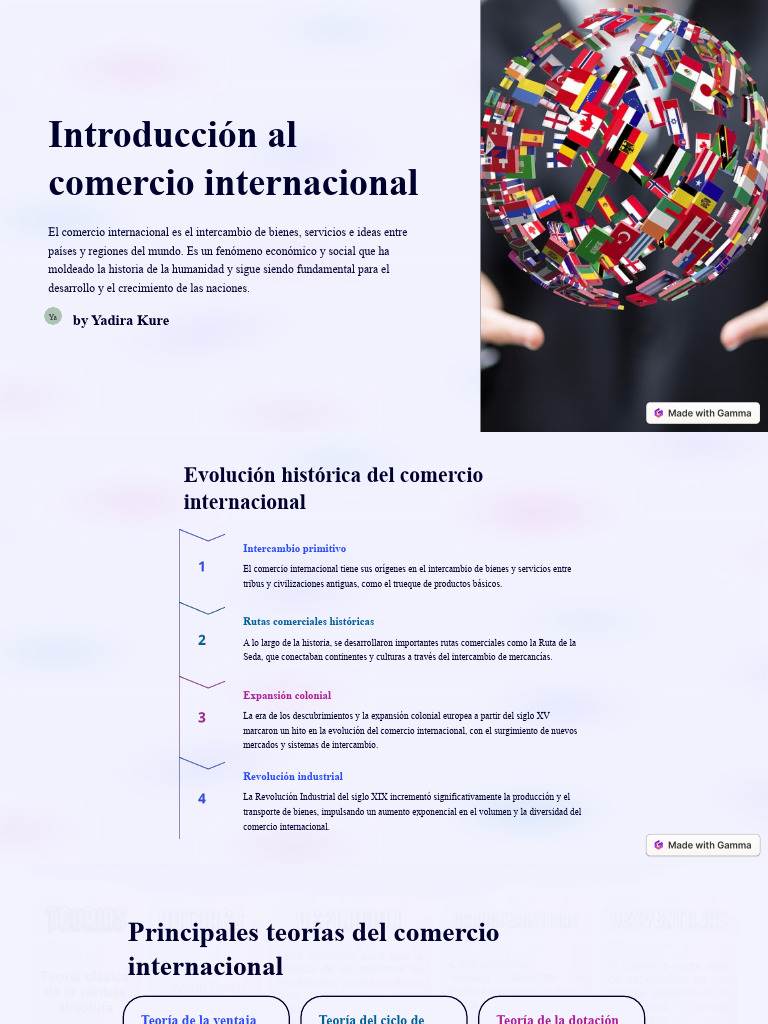 Evolucion Del Comercio Internacional | PDF | Comercio | El comercio internacional