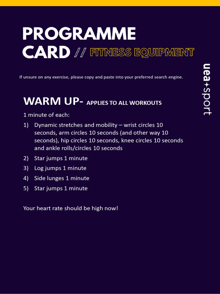 Fitness-Workout-Cards | PDF | Strength Training | Physical Exercise