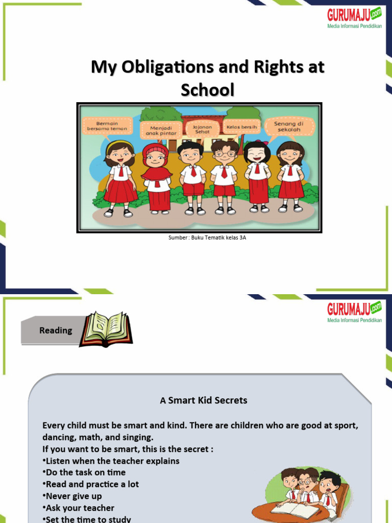 Rights and Obligations at School | PDF | Hygiene