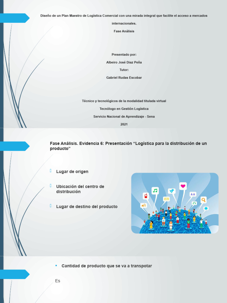 Evidencia 6. Presentacion Logistica para La Distribucion de Un Producto | PDF | Logística | Bolsa