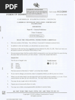 French Paper 02 Csec June 2023 | PDF