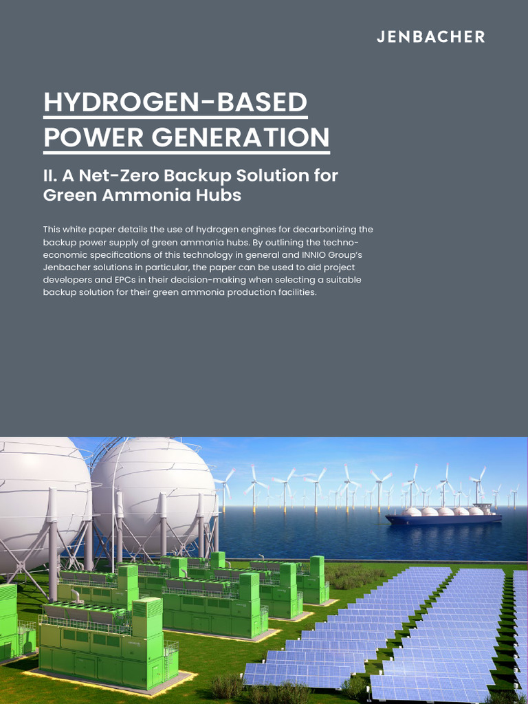 Hydrogen Engines for Green Ammonia | PDF | Hydrogen | Ammonia