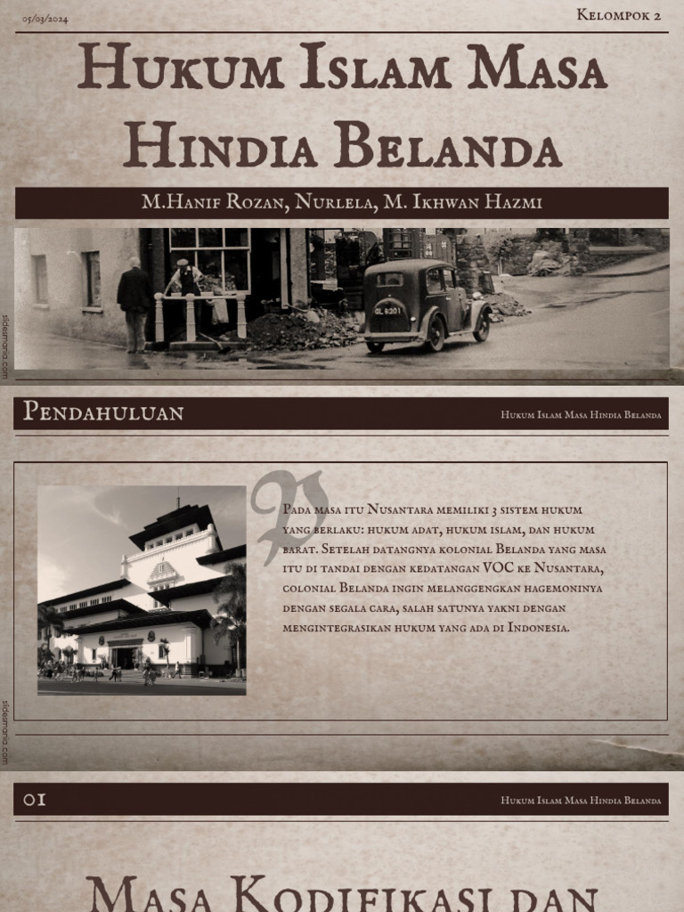 Hukum Islam Masa Hindia Belanda Kel.3 | PDF