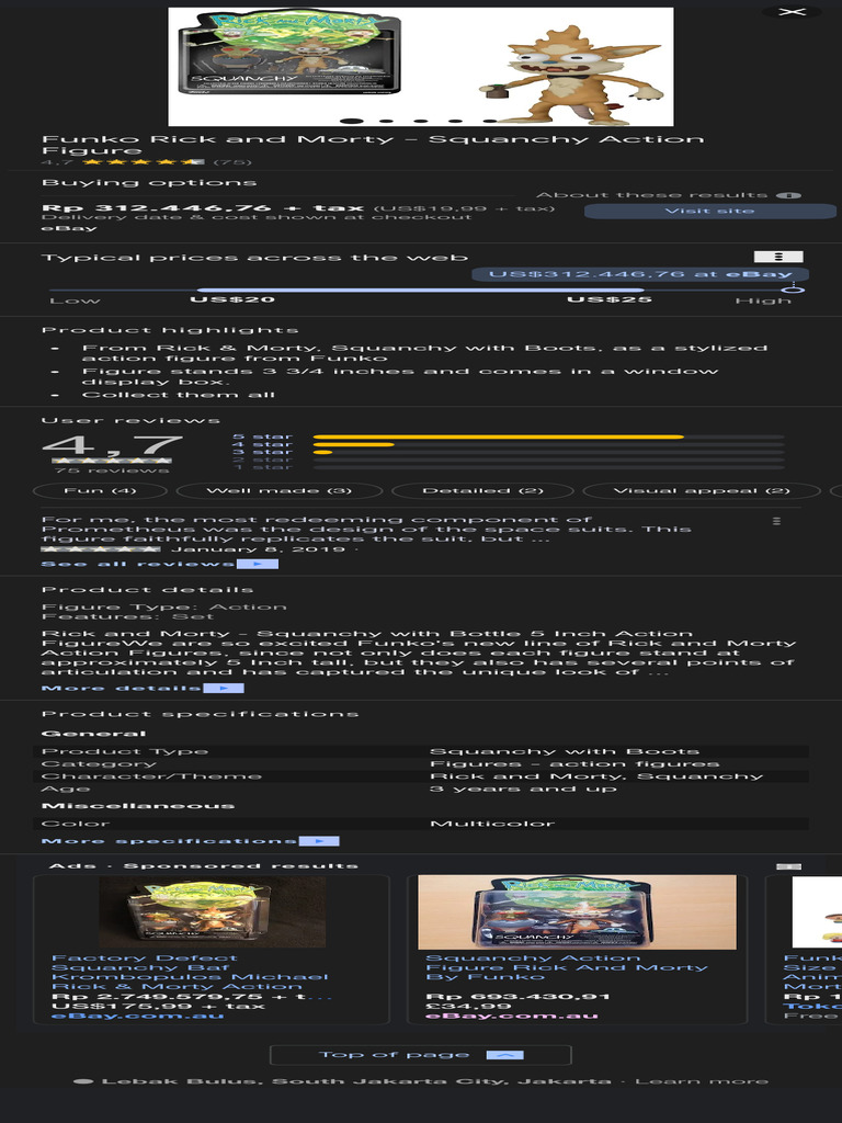 Funko Squanchy Action Figure Details | PDF | Games & Activities