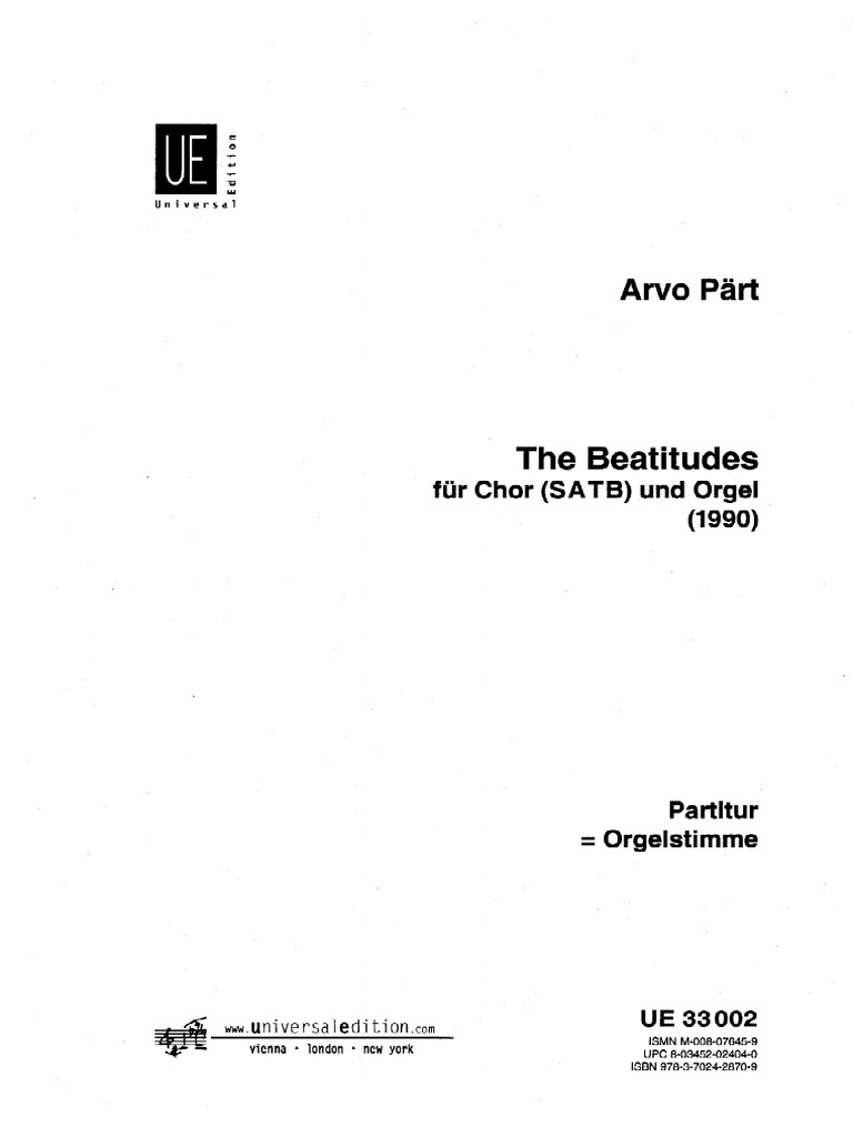 Arvo Part | PDF
