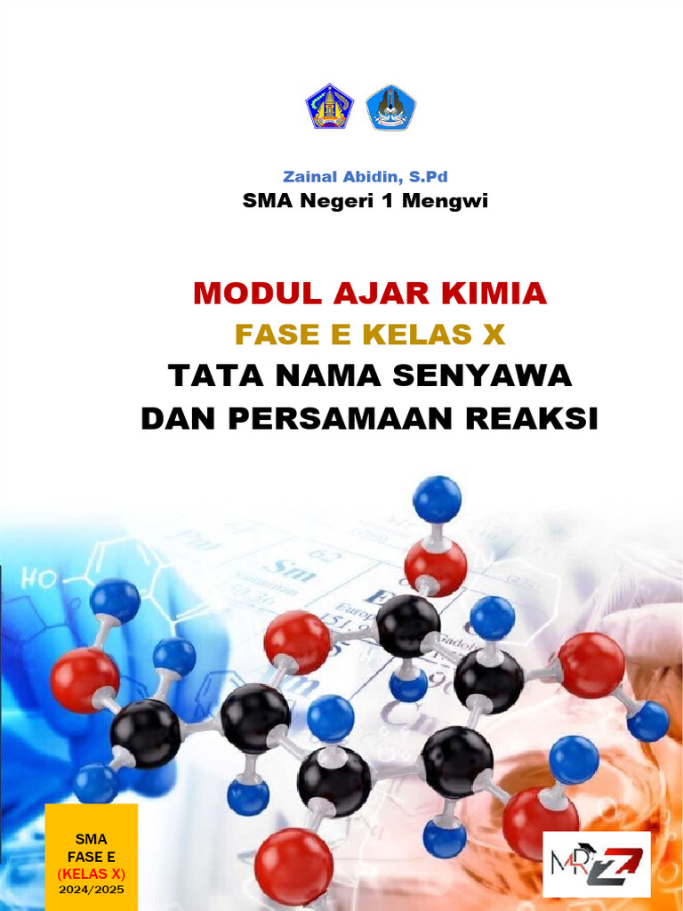 Modul Kimia Fase E Kelas X TH 24 - E10.4 Rumus Kimia Dan Persamaan ...