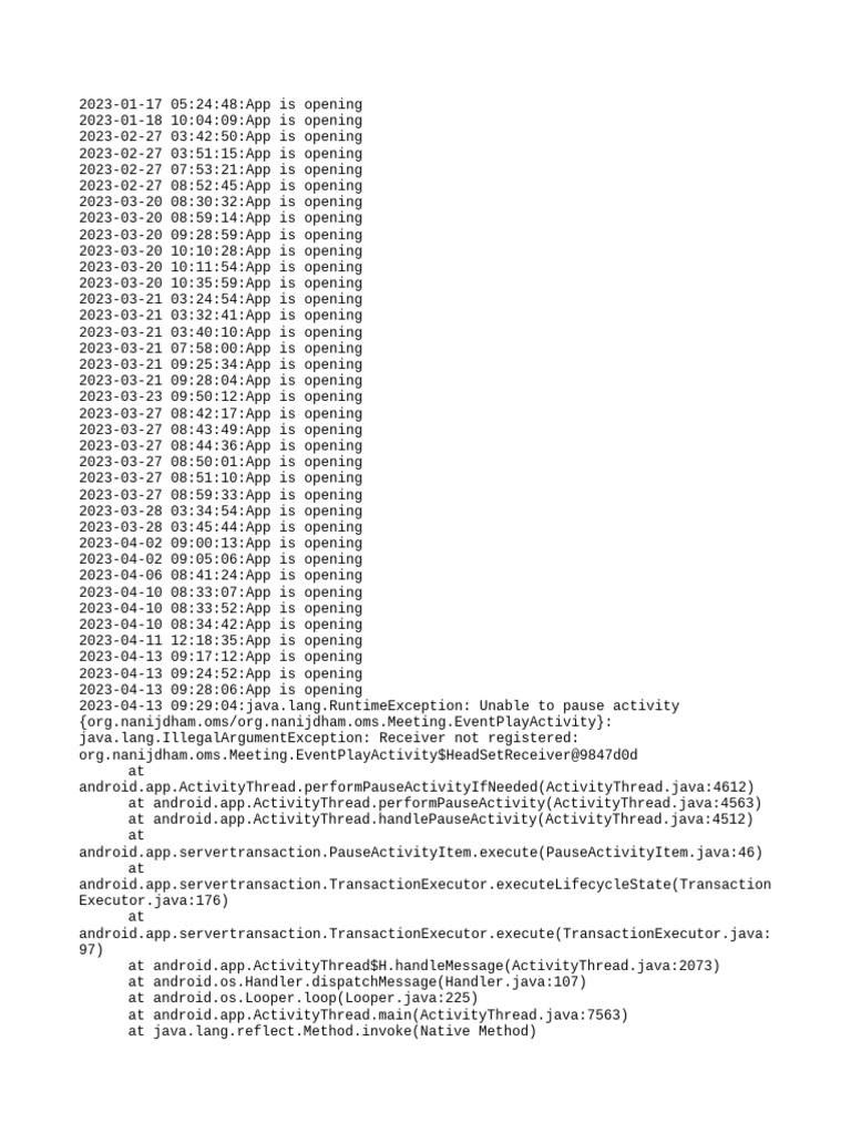 Crash Logs | PDF | Arm Architecture | Software Development