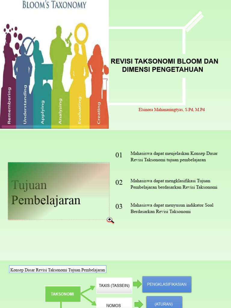Revisi Taxonomi Bloom Dan Dimensi Pengetahuan | PDF