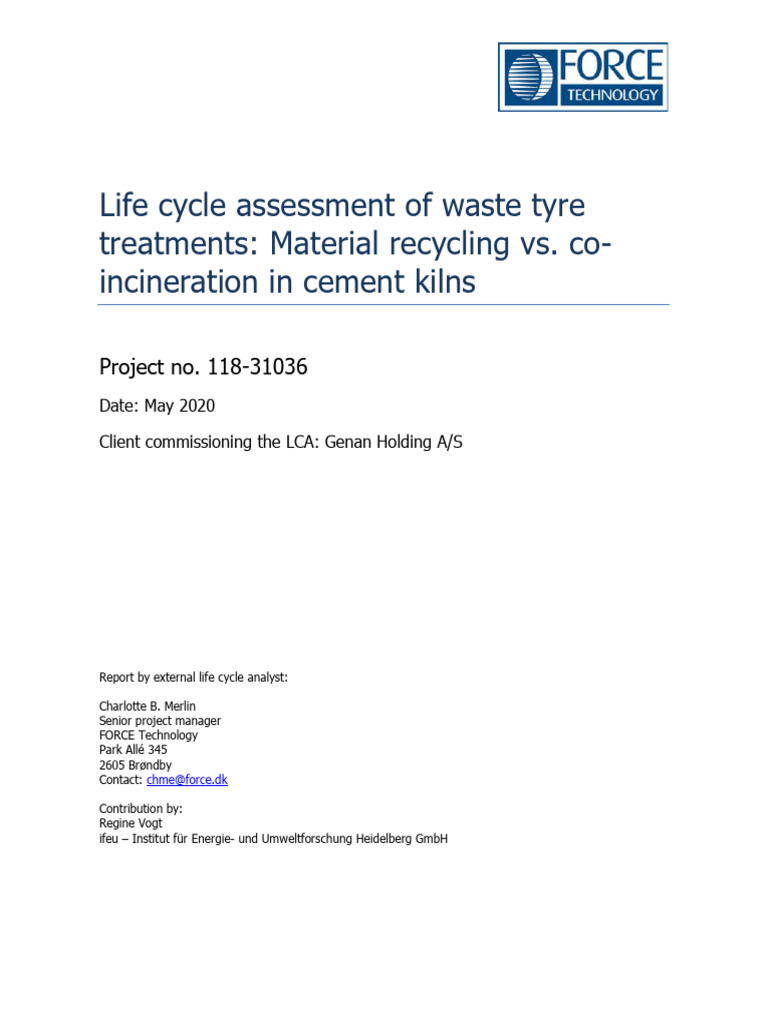 LCA-report Genan Executive-Summary 2020 | PDF | Life Cycle Assessment ...