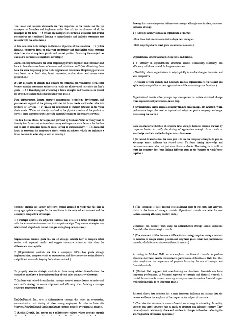 Strategic managemnet - Google Tài liệu | PDF | Strategic Management | Competitive Advantage