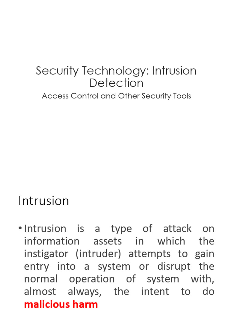 Intrusion Detection ZU | PDF | Computer Security | Security