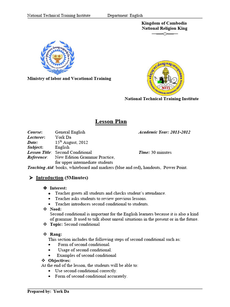 Lesson Plan 30 Min | Download Free PDF | Teachers | Lesson Plan