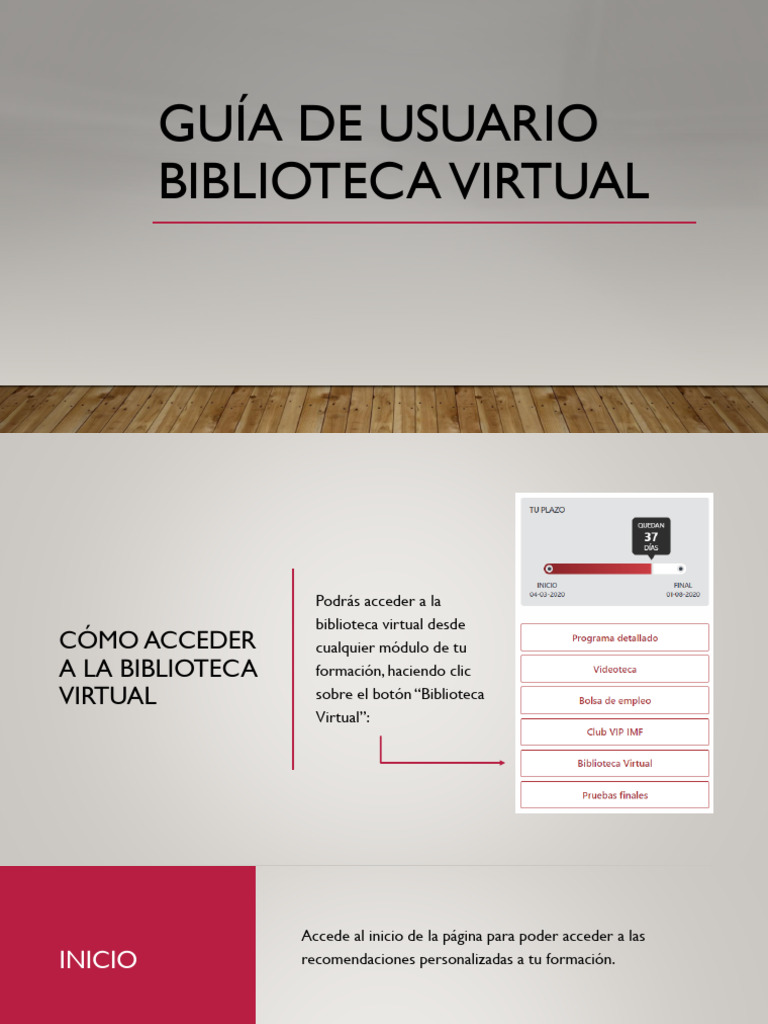 Guia Biblioteca Virtual | PDF | Biblioteca (informática) | Libreria digital