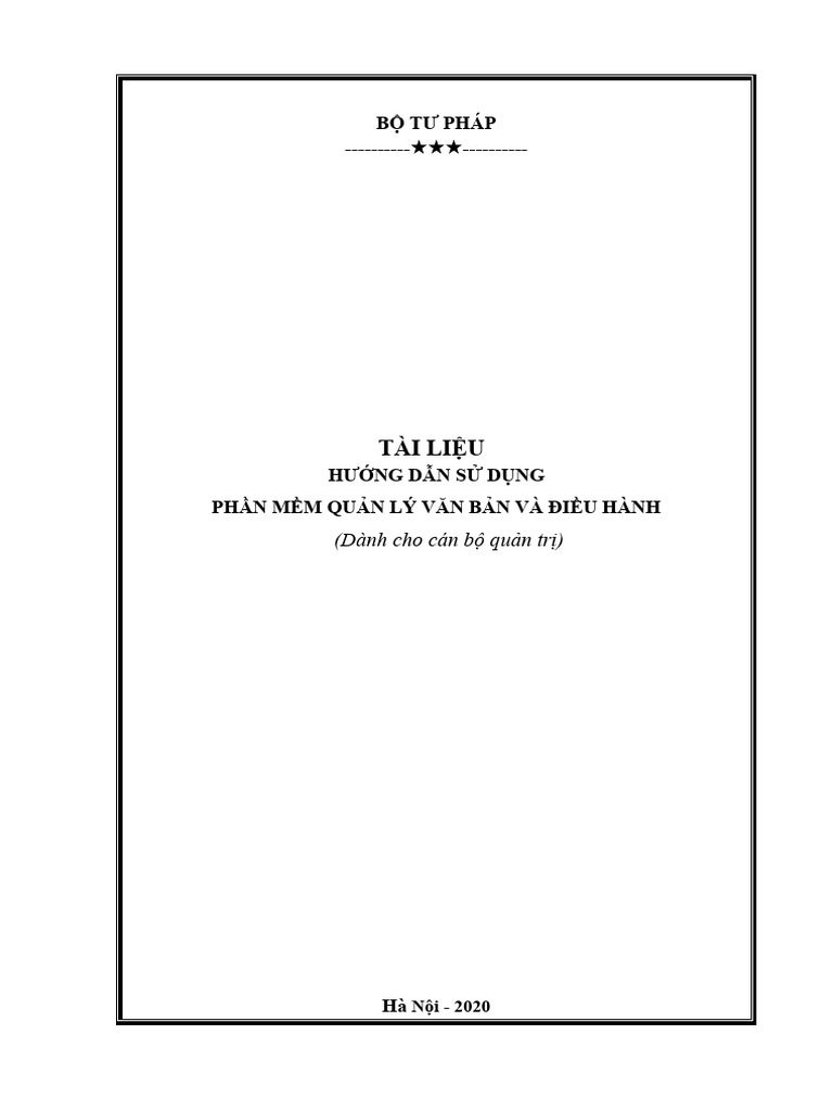 HDSD QuanTri QLVB | PDF