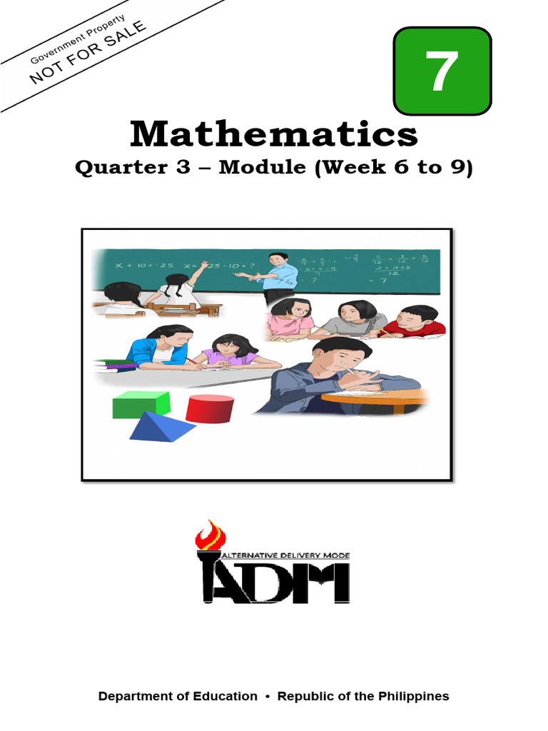 Mathematics: Quarter 3 - Module (Week 6 To 9) | PDF | Circle | Triangle
