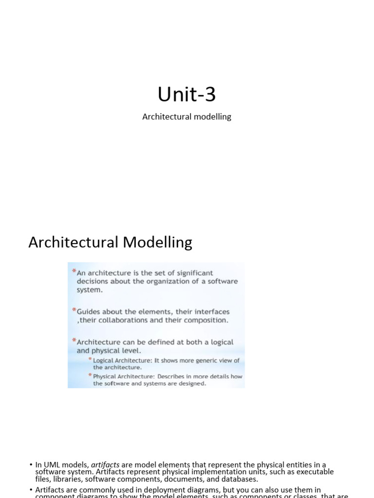 Unit 3 Oosd | PDF | System | Unified Modeling Language