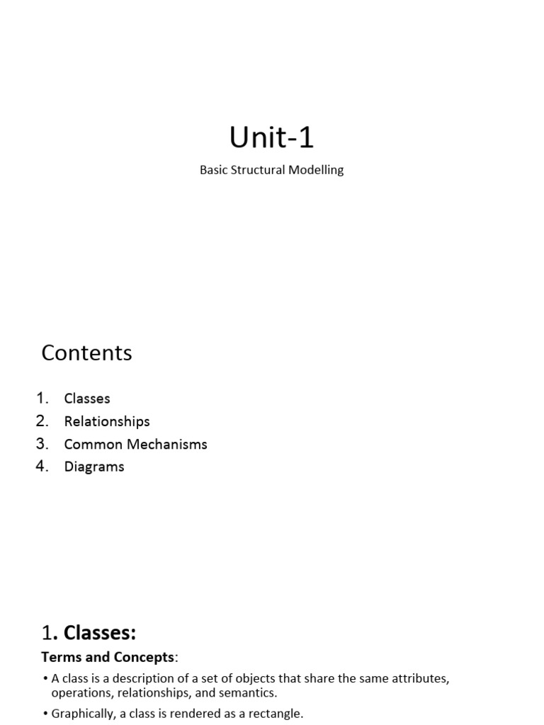 unit 2 part 2 | PDF | Class (Computer Programming) | Conceptual Model