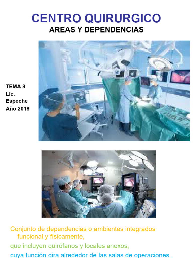1 - Centro Quirurgico. Areas y Dependencias | PDF | Ciencia y matemáticas | Tecnología