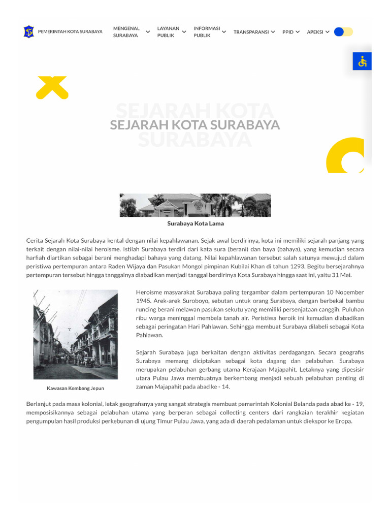 Sejarah Kota Surabaya | PDF