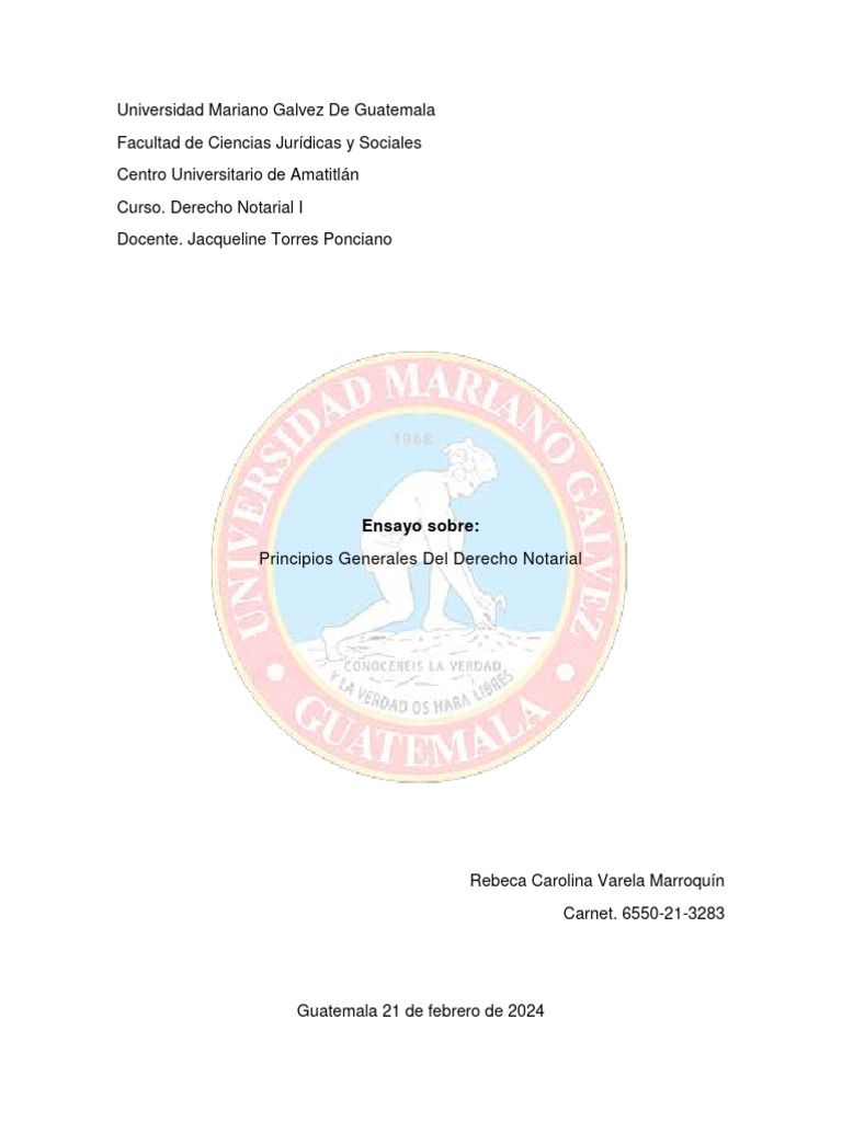 Rebeca Varela Principios Generales Del Derecho Notarial | Descargar ... Rebeca Varela Principios Generales Del Derecho Notarial | Descargar ...