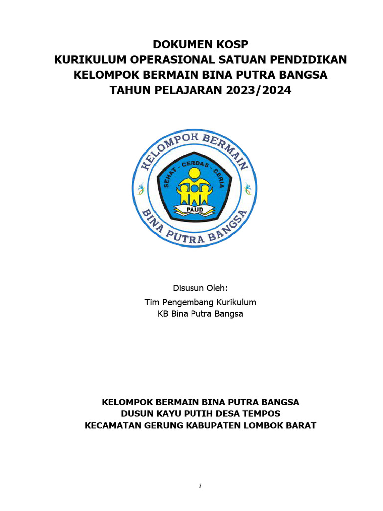 Kosp BPB 2024-2025 | PDF
