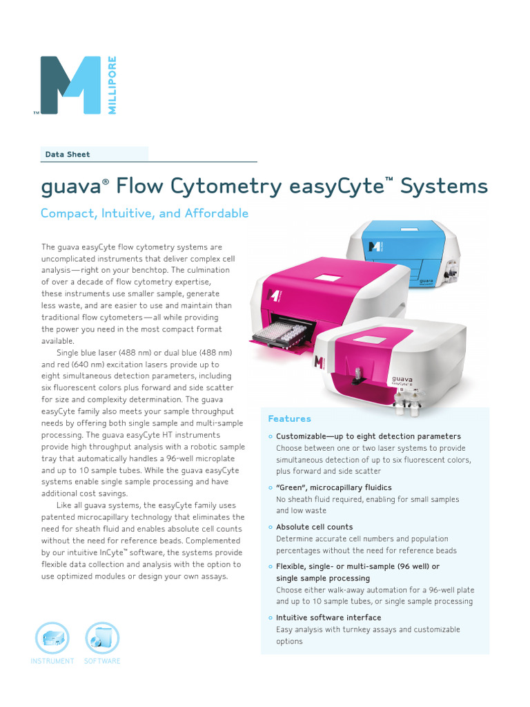 Guava流式细胞仪easyCyte介绍 | PDF | Flow Cytometry | Scientific Techniques