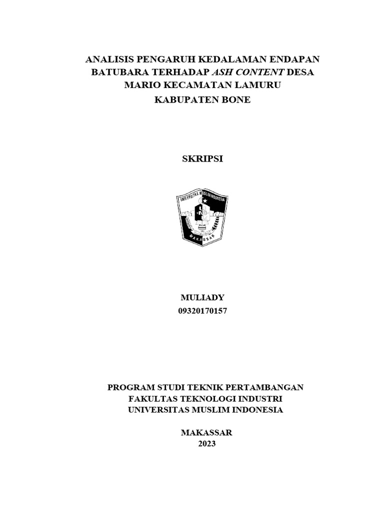Skripsi Muliady Fix | PDF