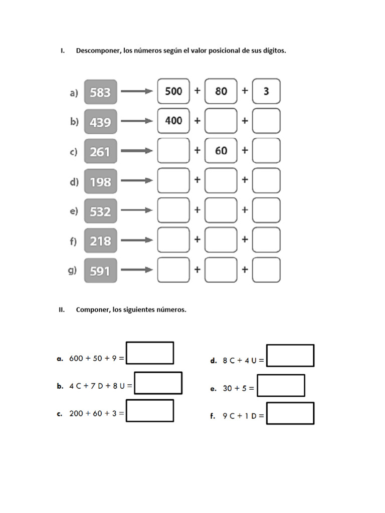 Descomponer y Componer | PDF