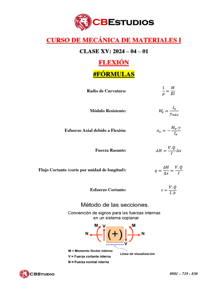 Flexión - Ejercicios Varios - Paraguay | PDF | Viga (Estructura) | Doblar
